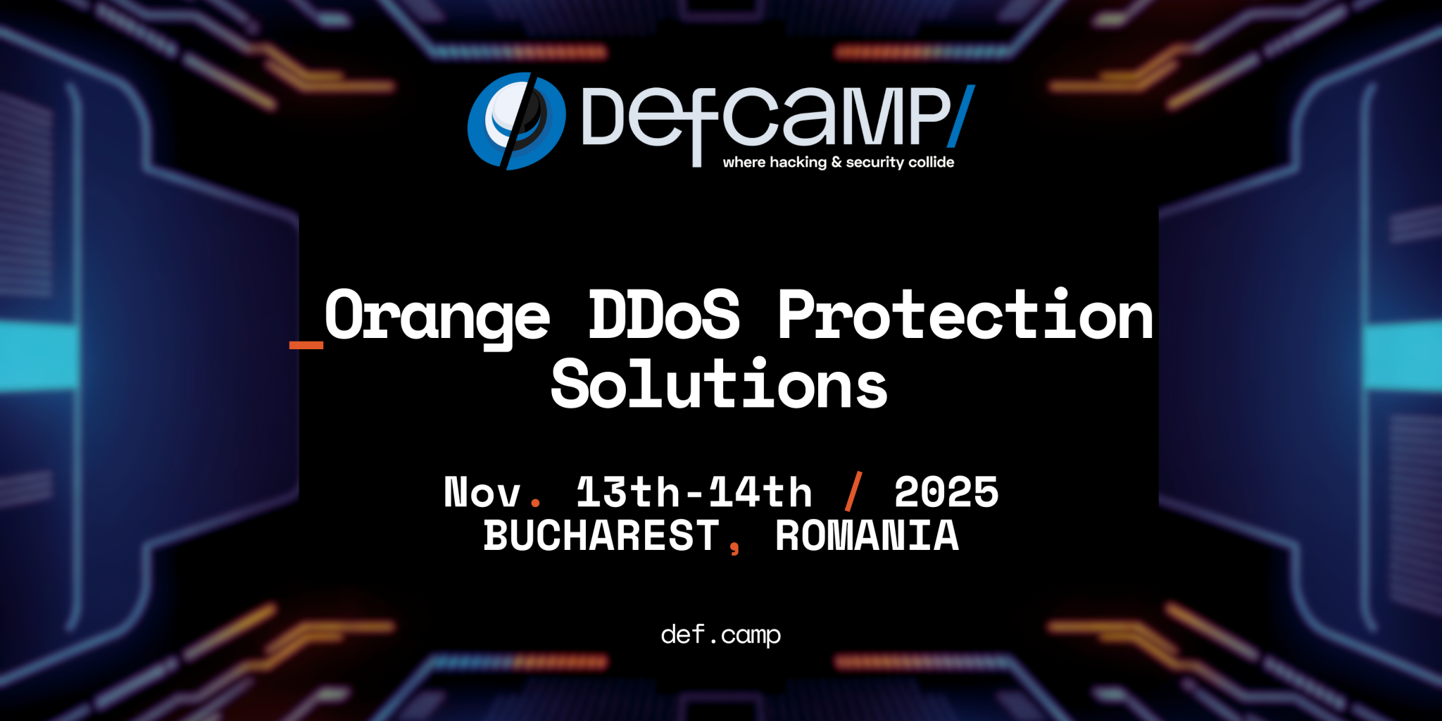 Orange DDoS Protection Solutions - DefCamp 2025